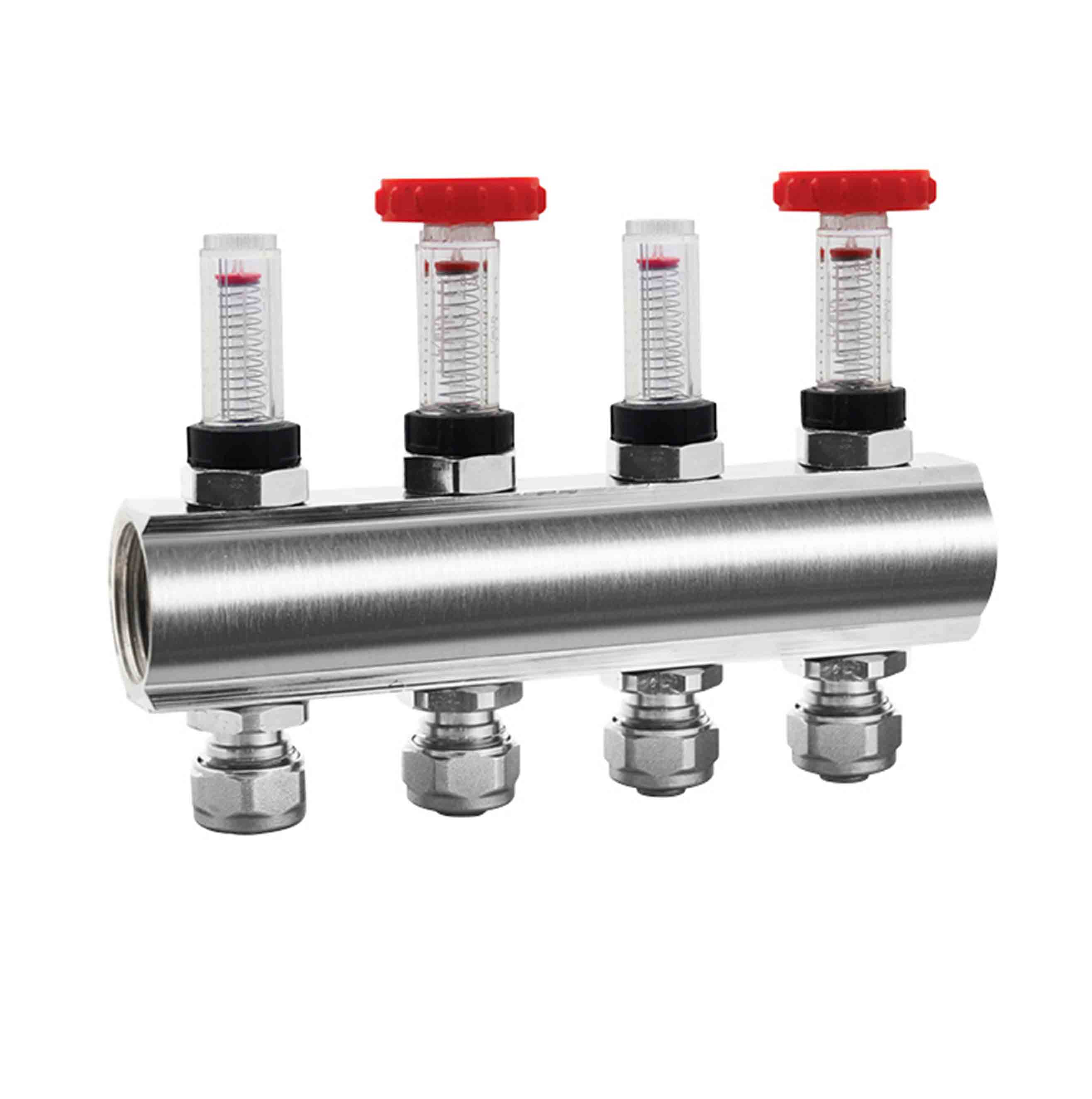 1" Flow Meter Controlled Manifold (16x2) | Valve, Flex Hose, PPR Pipe