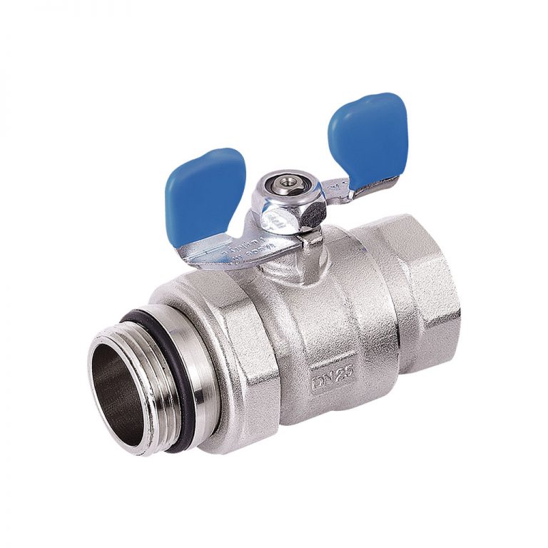 Angle Ball Valve With Hose Connection PN 40 | Valve, Flex Hose, PPR Pipe