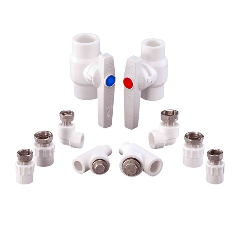 PPR Combi Connection Parts | Valve, Flex Hose, PPR Pipe
