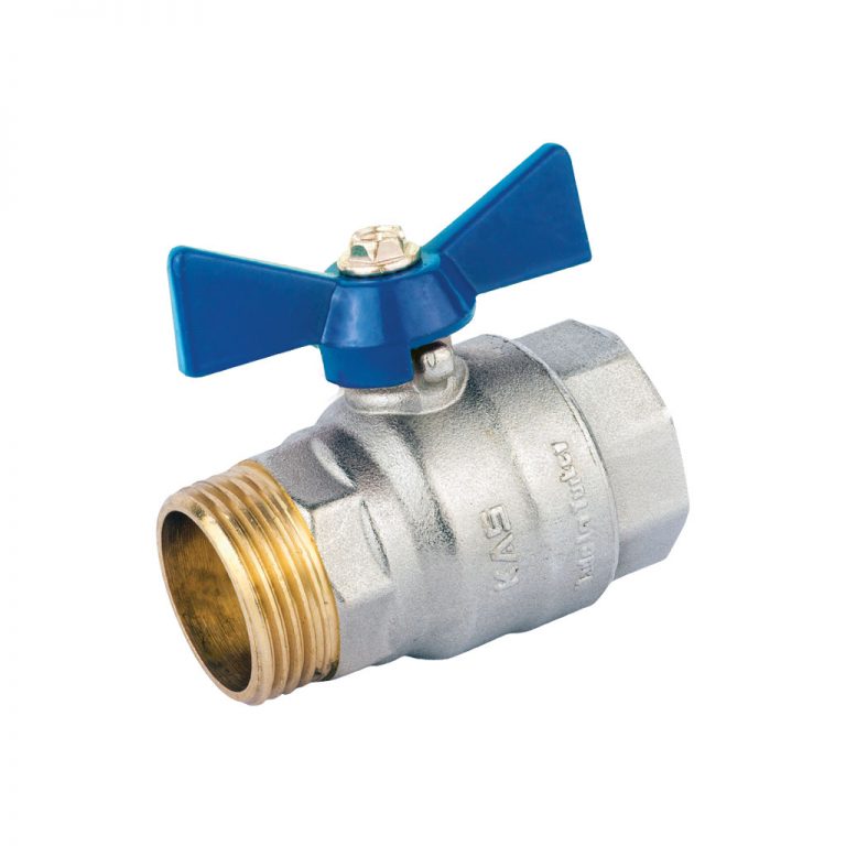 Angle Ball Valve With Hose Connection PN 40 | Valve, Flex Hose, PPR Pipe